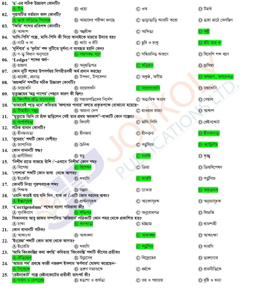 GST A Unit Question Solution 2024 PDF - Science Unit